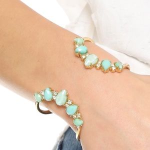 kate spade | Jewelry | 28 Kate Spade Seastone Sparkle Cuff Bracelet ...